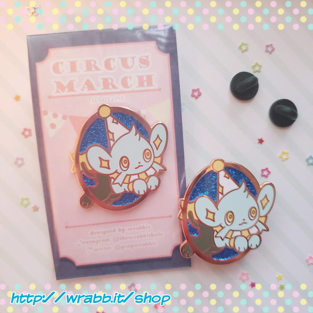 Circus March: Shinx Enamel Pin – Wrabbit-Art